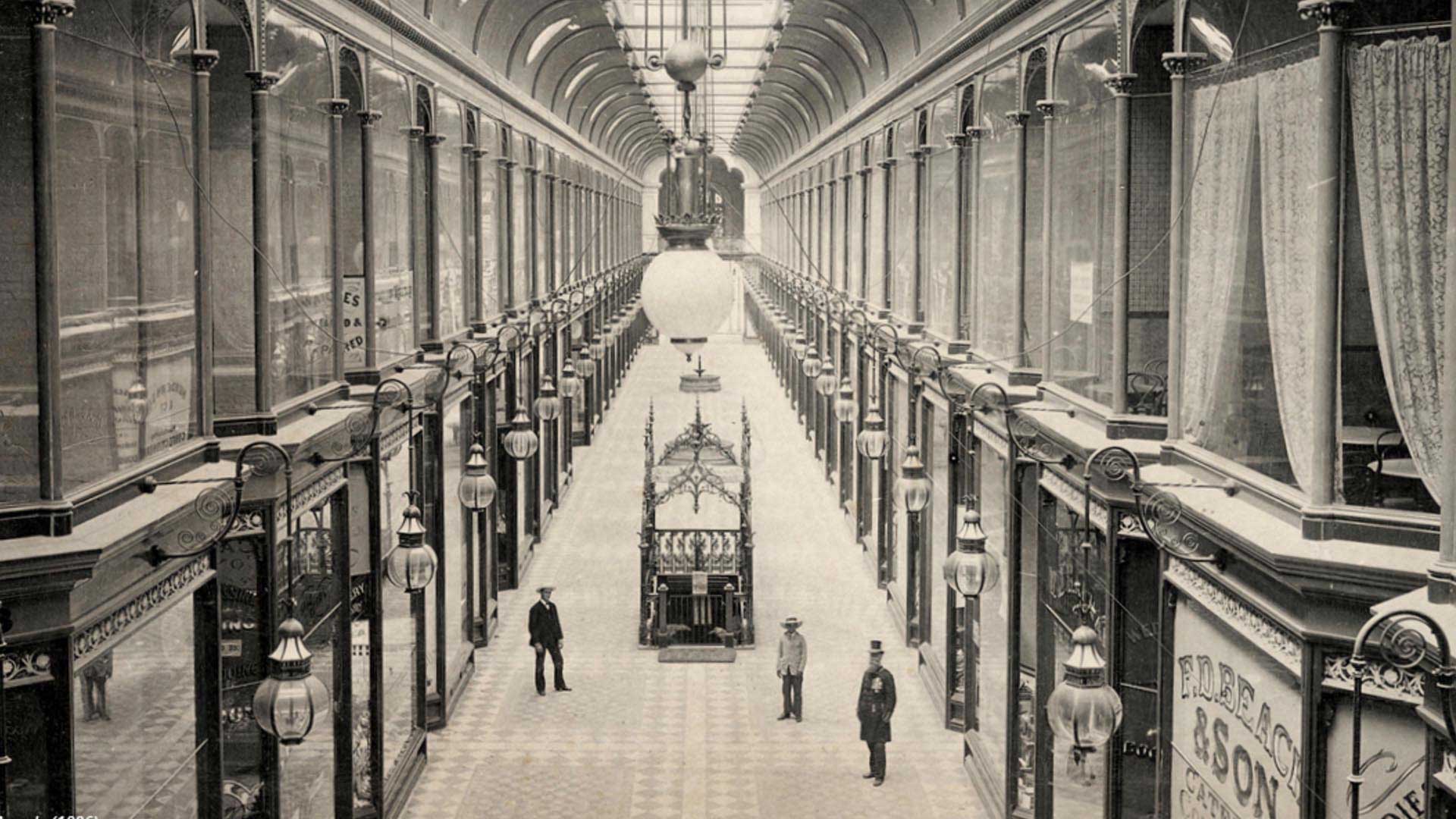 Museum gives history of grand Adelaide Arcade, opened in 1885 as the ...