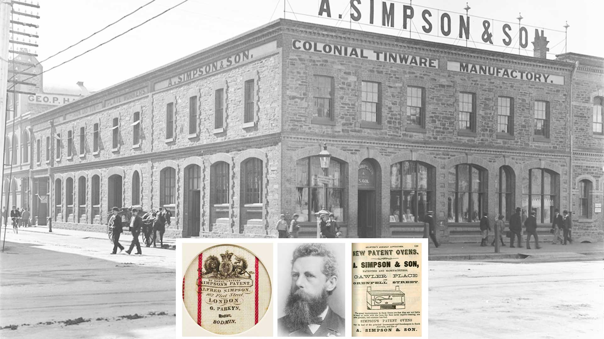 From top London hatter, Alfred Simpson starts Adelaide industrial dynasty in 1853, making pots ...