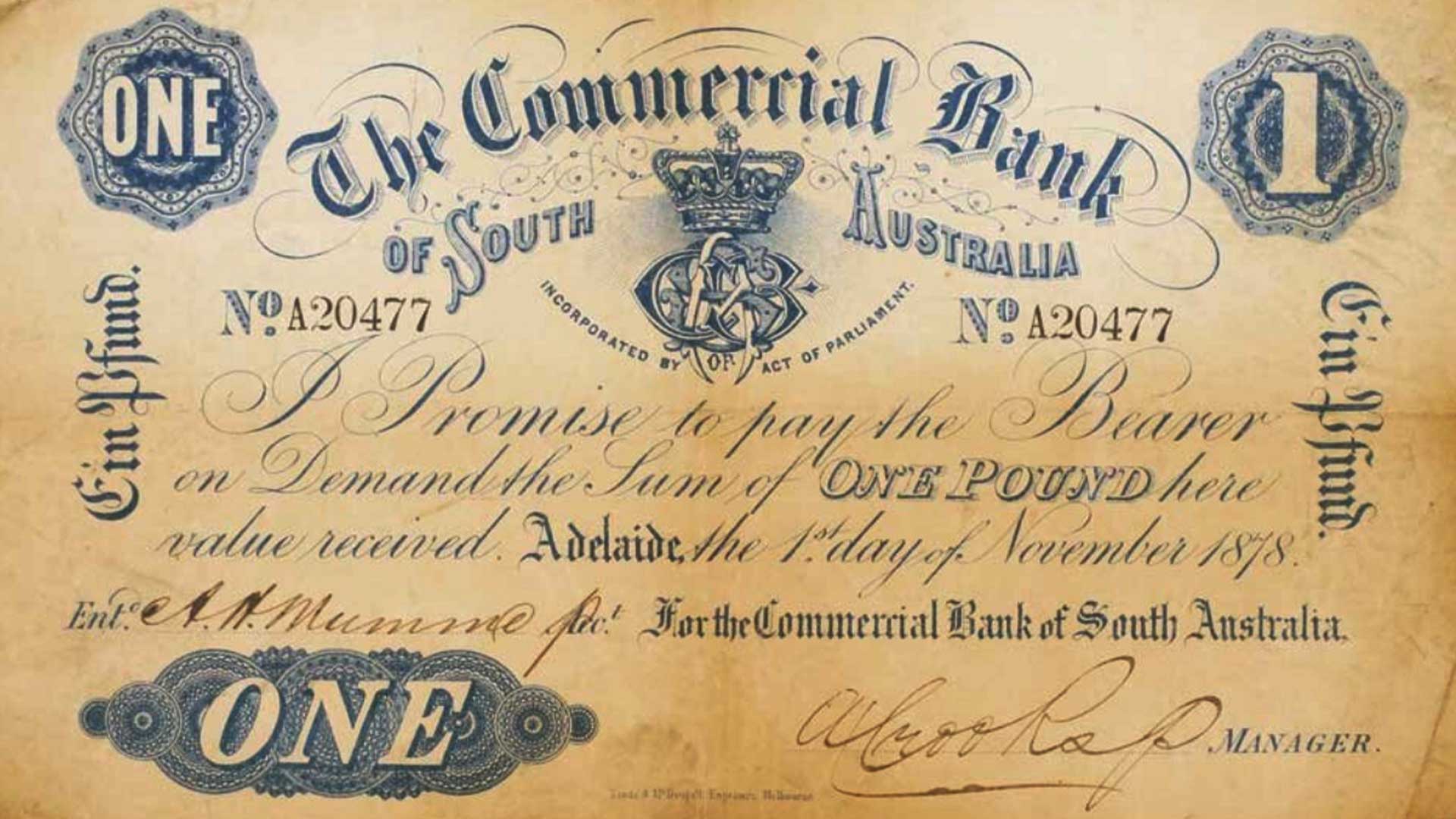 Commercial Bank of South Australia makes spectacular rise and fall in ...