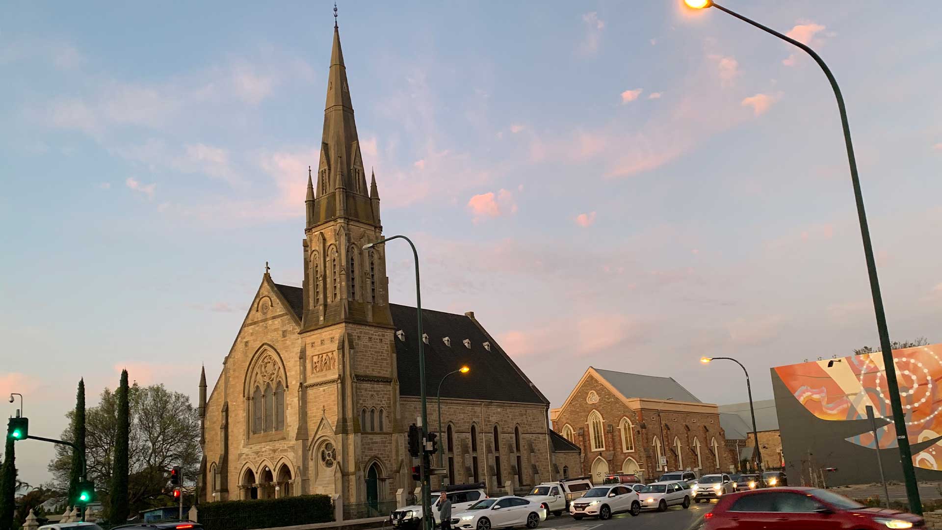 Clayton Wesley Uniting Church and its spire a heritage landmark on The ...