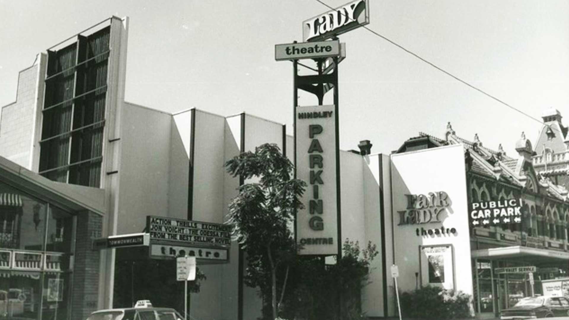 Freeman brothers' My Fair Lady cinema in Hindley Street, Adelaide city ...