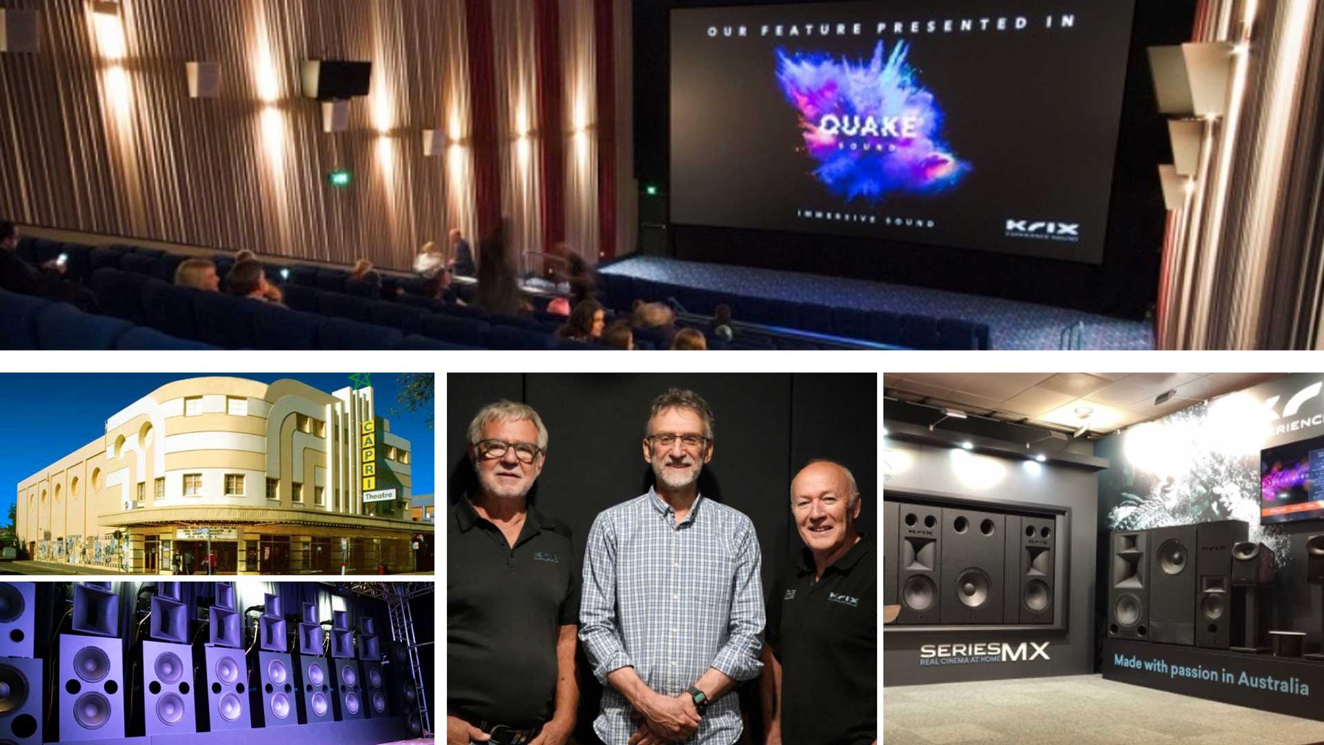 Krix Loudspeakers blast into cinemas worldwide from Adelaide with a ...