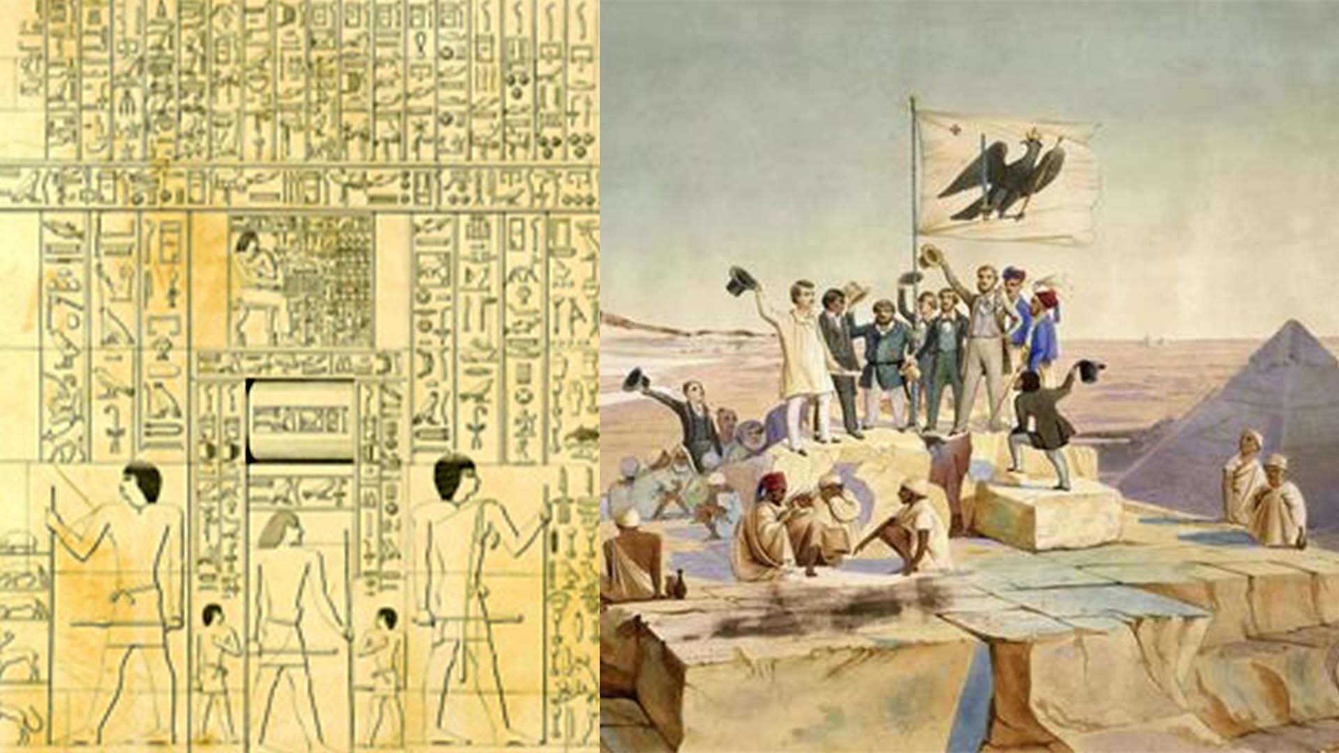 Max Weidenbach copies hieroglyphs of ancient Egypt but little trace of ...
