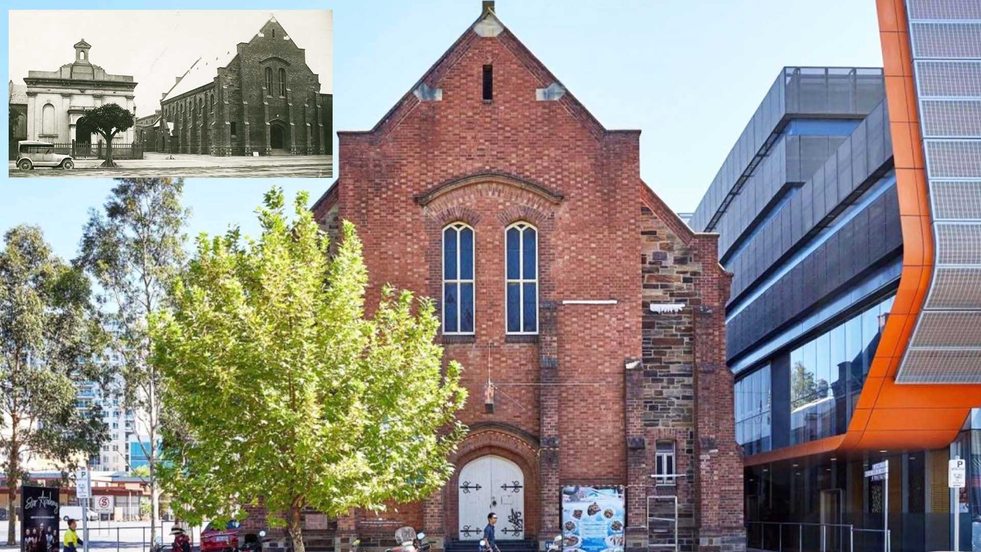 Church of Christ chapel building survives in Grote Street, Adelaide ...