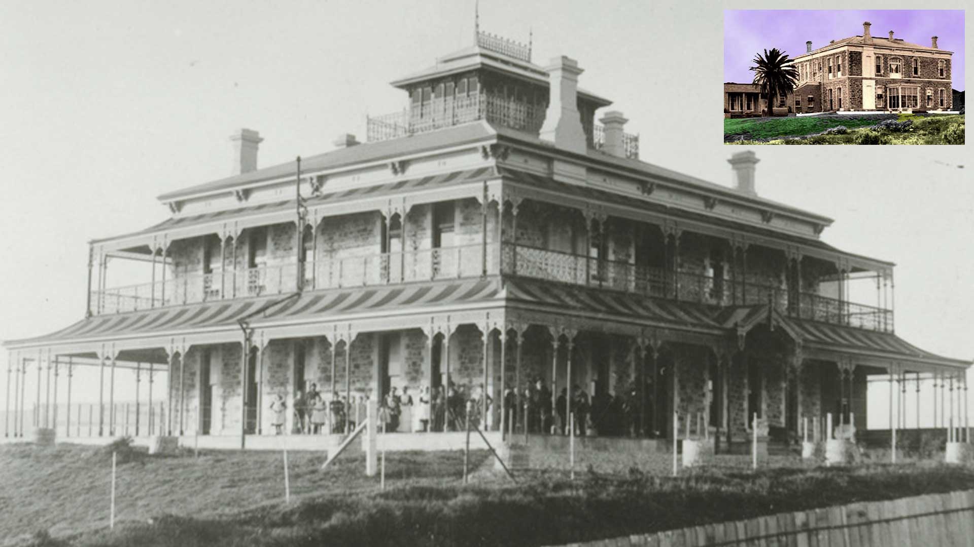 Estcourt House, built for John Bucknall in 1882, later in South ...