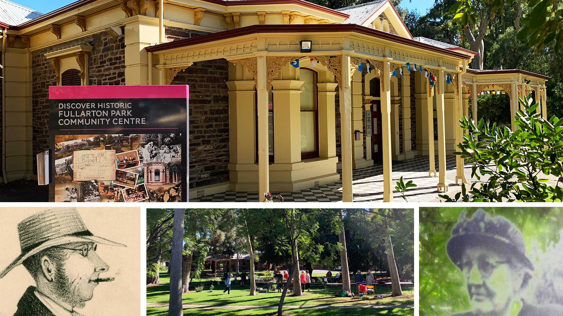 John Brown's 1839 land grant later Fullarton Park Community Centre with ...