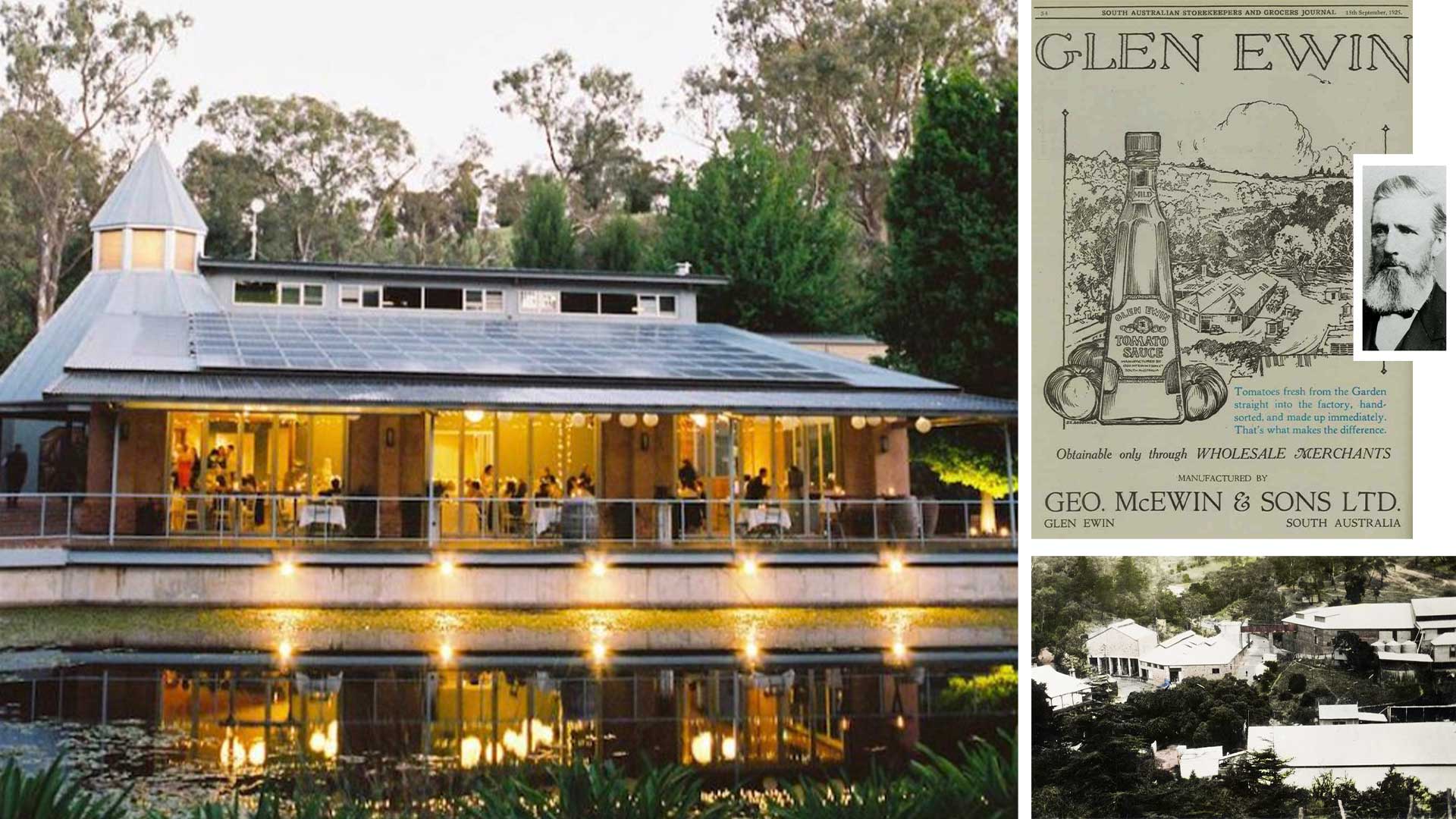 George McEwin's food factory on Adelaide Hills property bought in 1840s ...