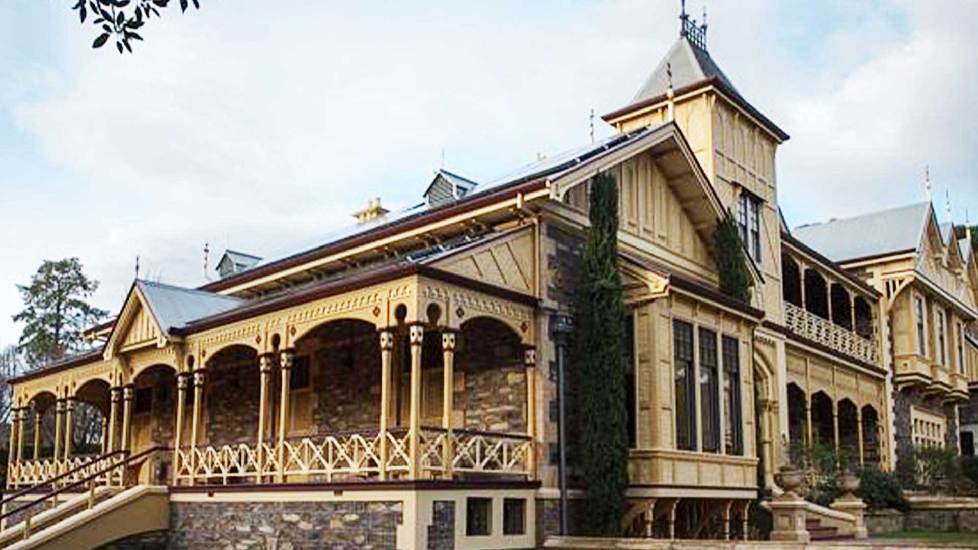 Springfield House, built in 1840s by Charles Burton Newenham, the start ...