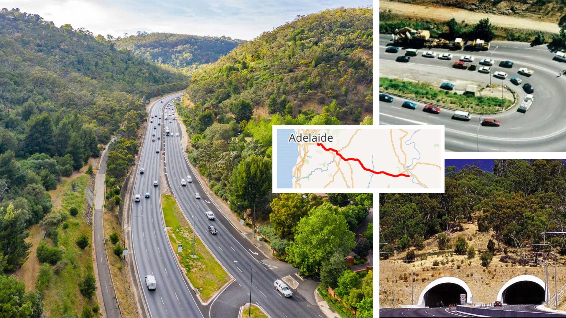 South eastern freeway plans start for Adelaide Hills in 1962 – same ...