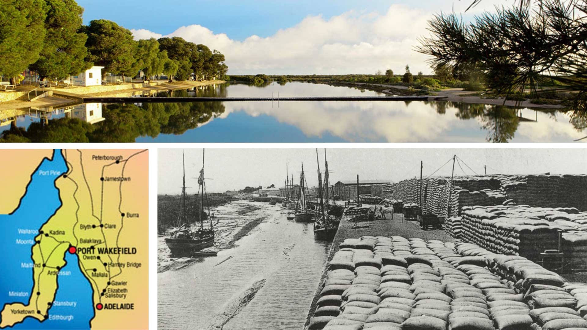 Port Wakefield a busy 19th Century South Australia export hub; later ...