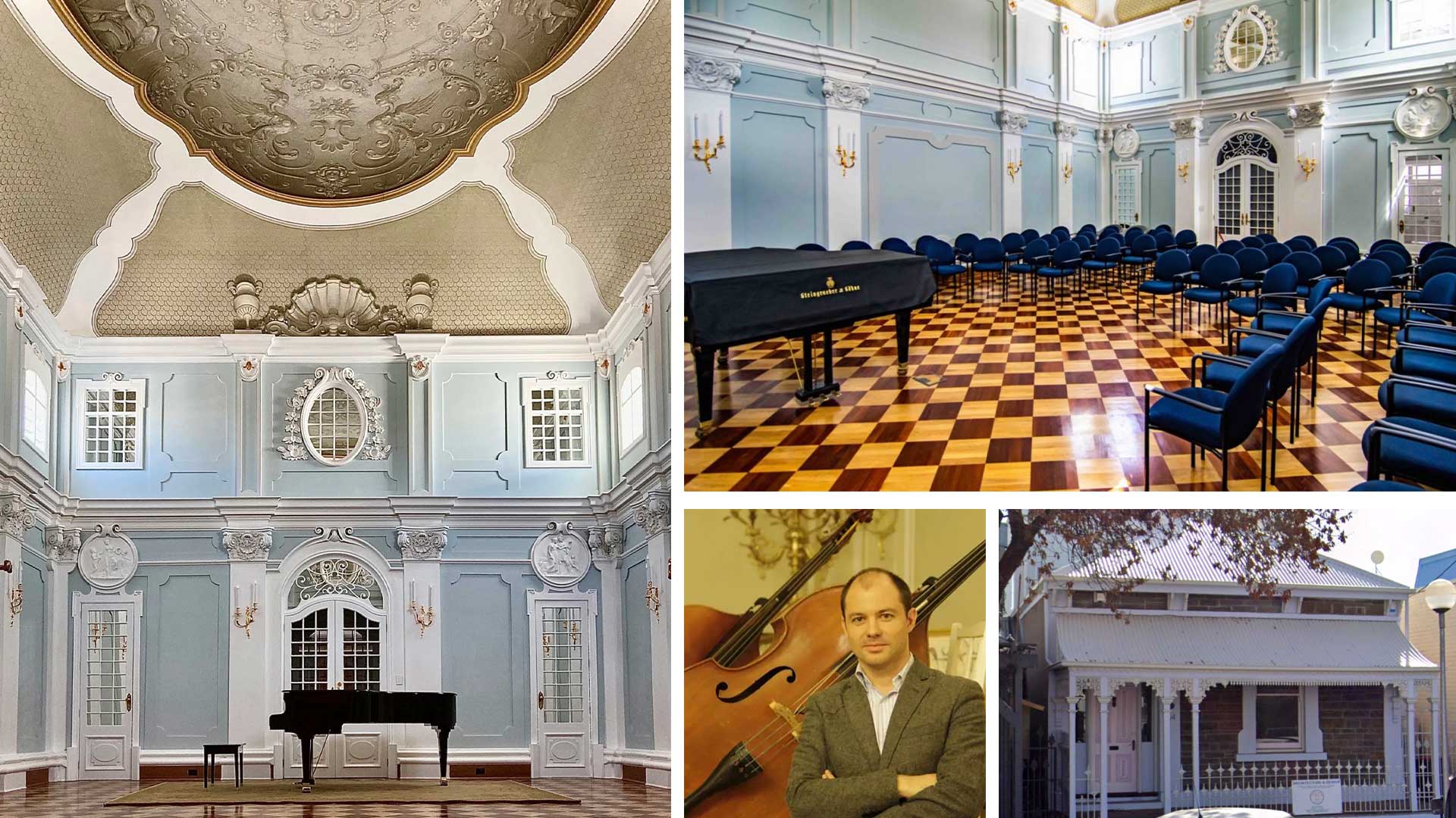 Baroque concert hall created within North Adelaide heritage house by ...