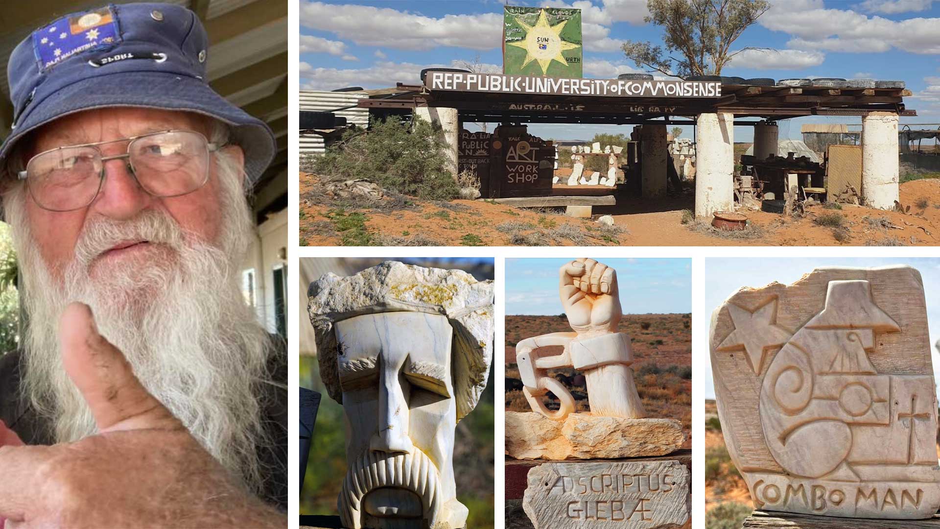Dutchman 'Talc Alf' sets up esoteric gallery of sculptures in 1960s ...
