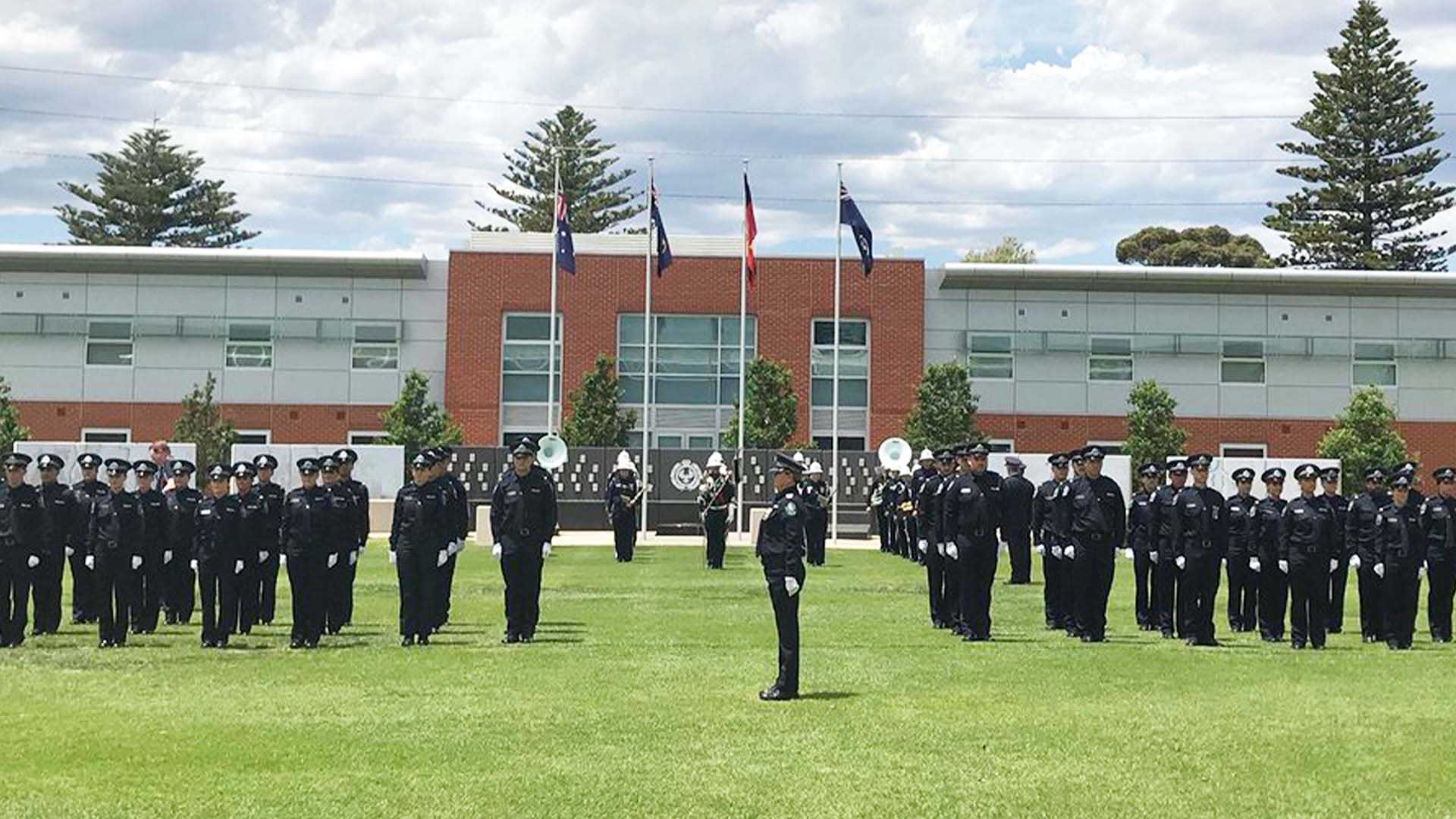 Cadets' 52-week course at South Australian Police Academy before having ...