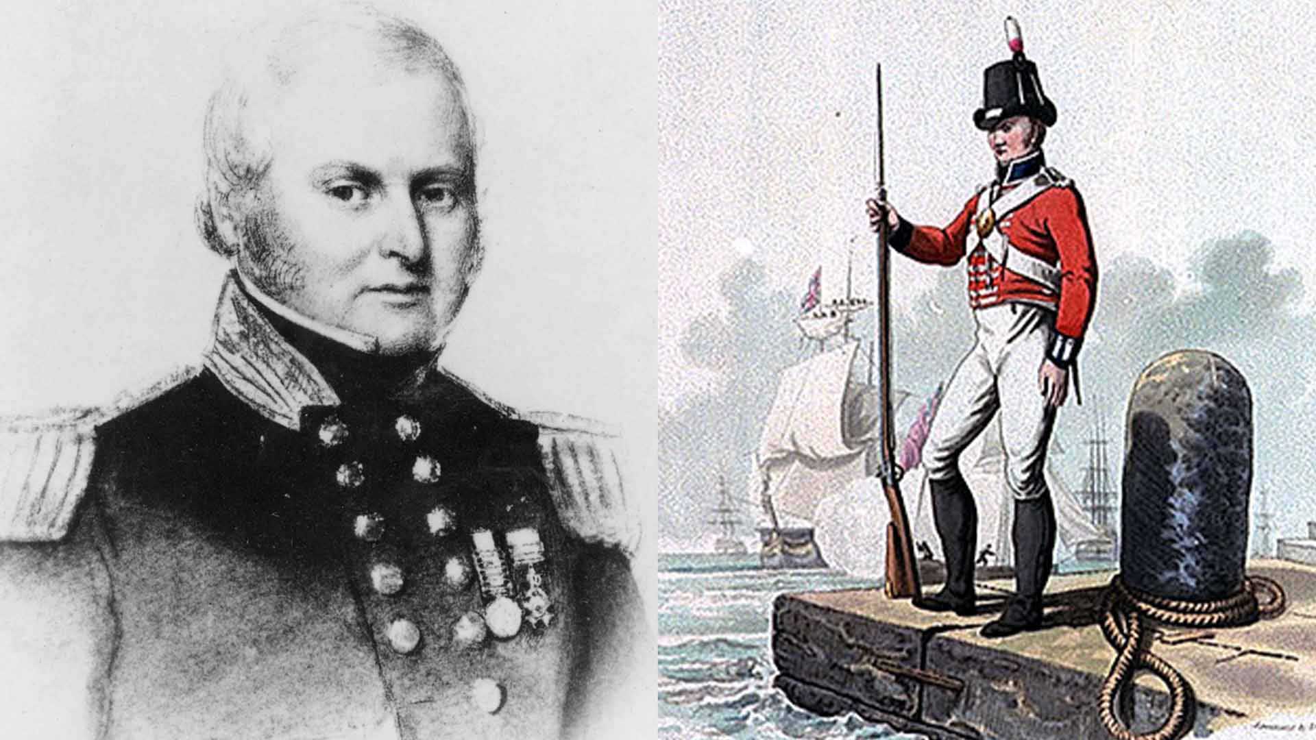 First governor John Hindmarsh's marines turn unruly instead of ...