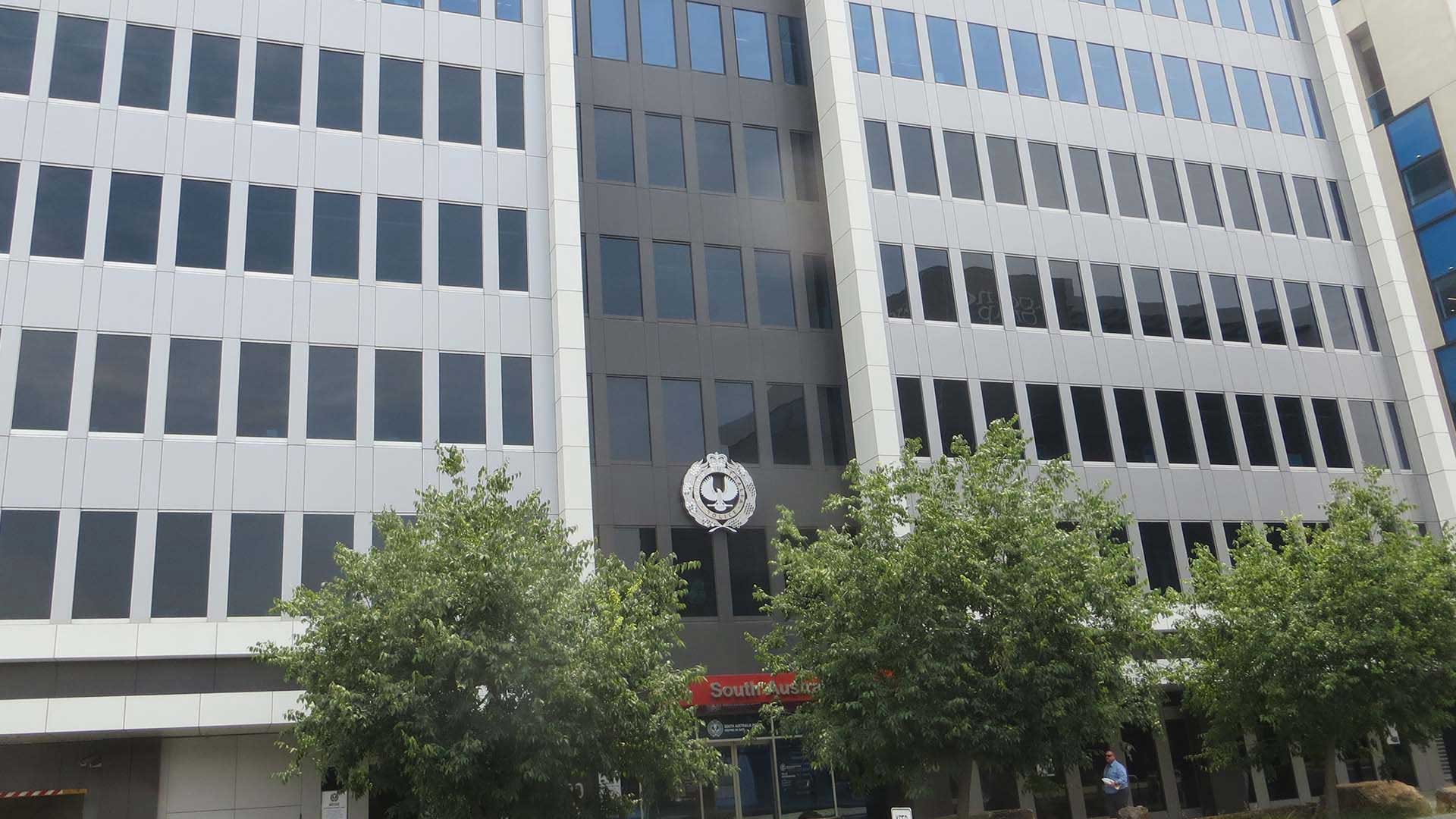 Angas Street, Adelaide, headquarters for South Australian police force ...
