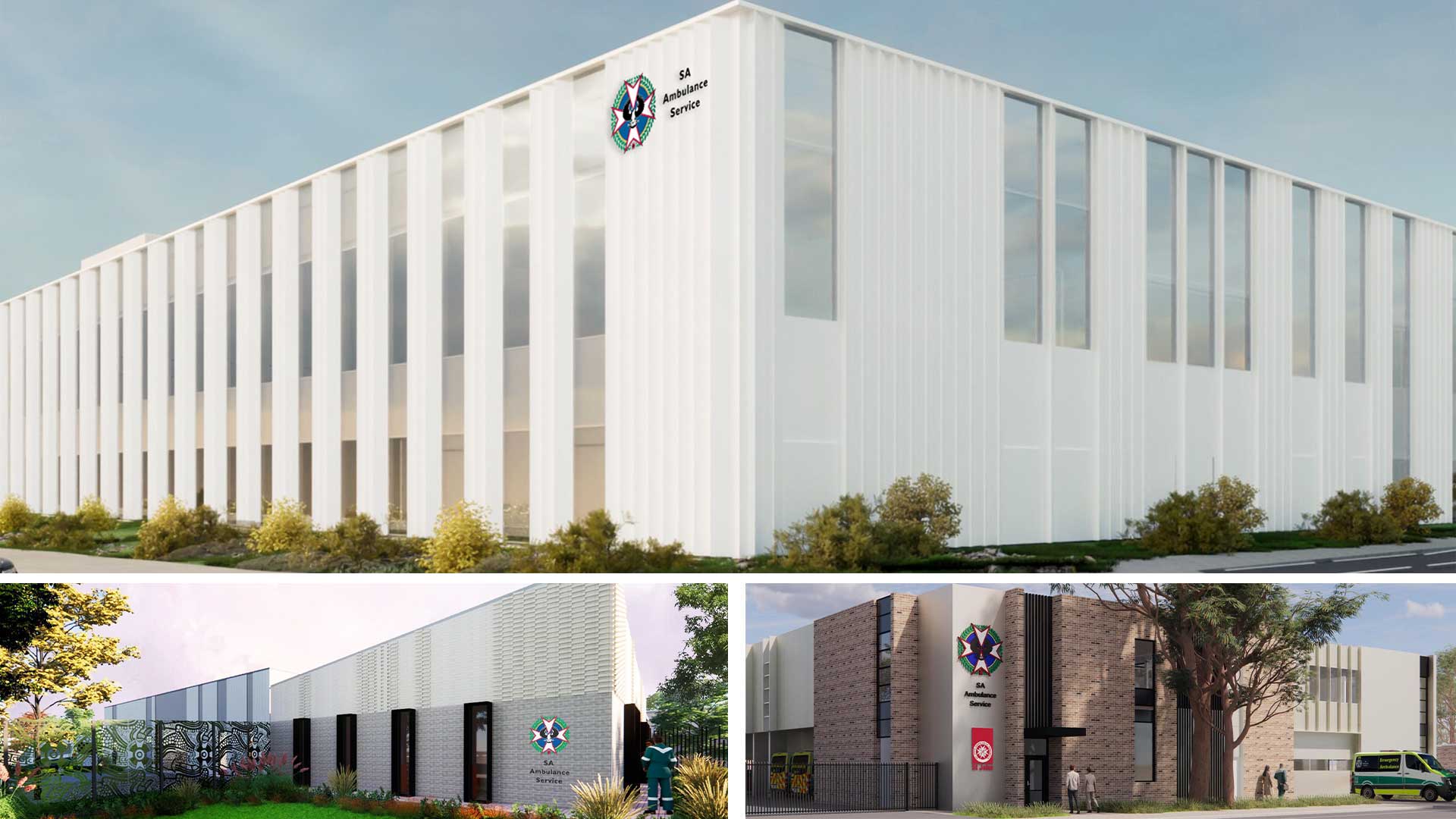 New South Australian ambulance HQ, stations and fleet vehicles as ...