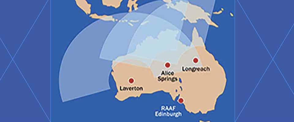 Jindalee over-horizon radar, watching north of Australia, developed by ...