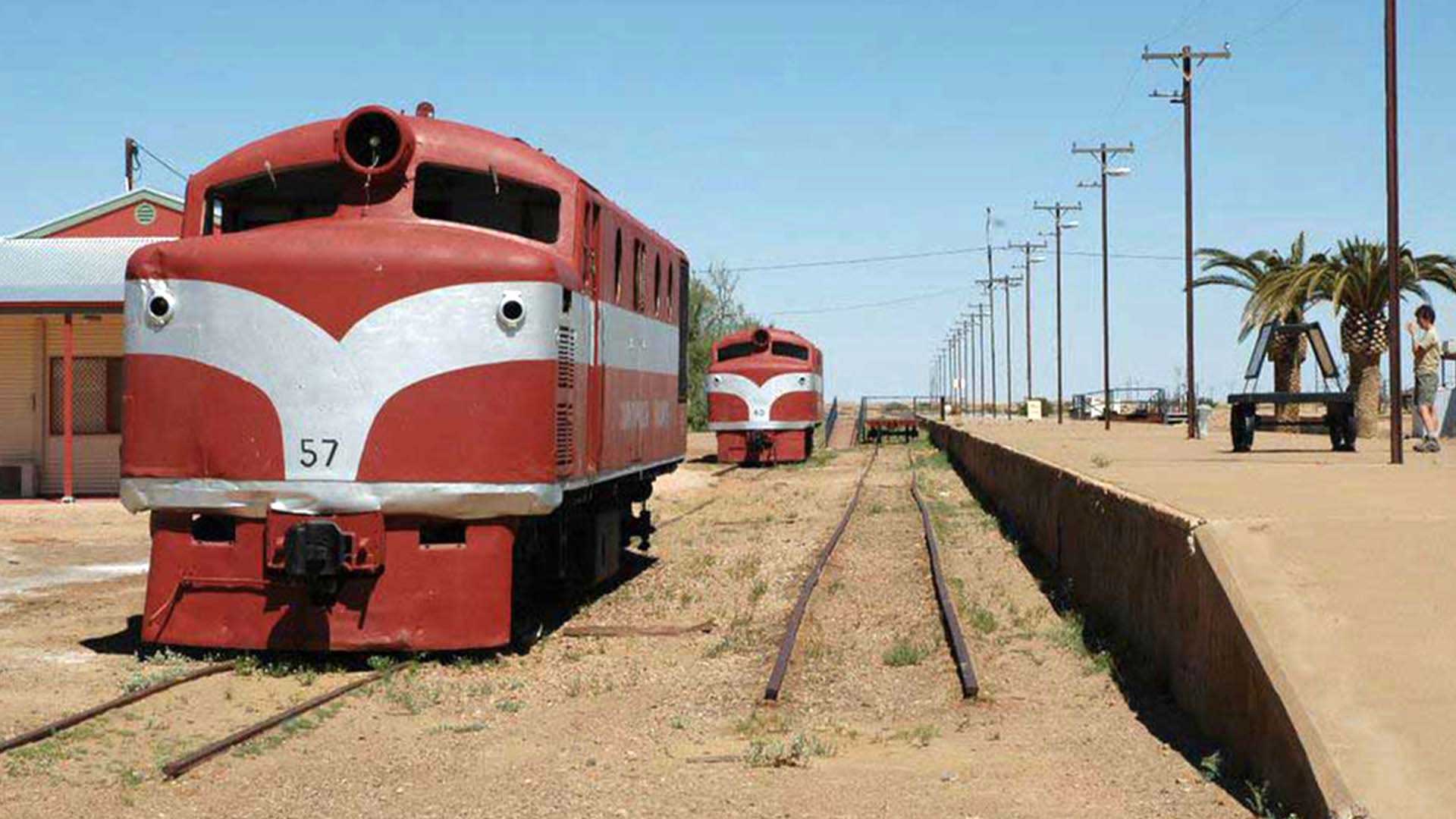 Maree the interchange for gauges on line to Alice Springs from 1957 ...