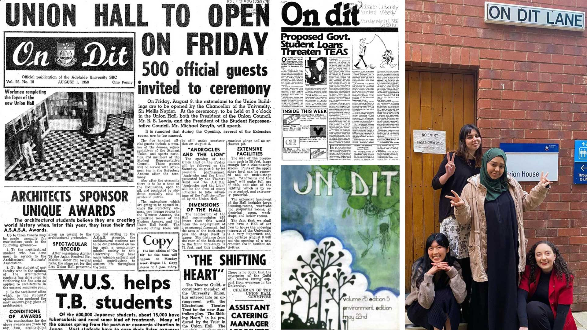 'On Dit' newspaper at Adelaide University evolves in phases with ...