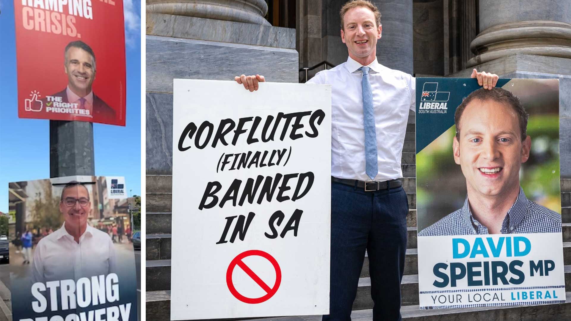 Election advertising posters on street Stobie poles and trees banned by ...